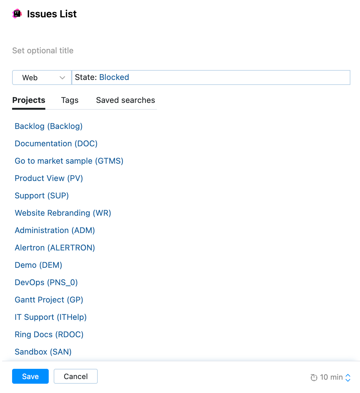 Issue Dashboard Widgets - YouTrack App Plugin | Marketplace