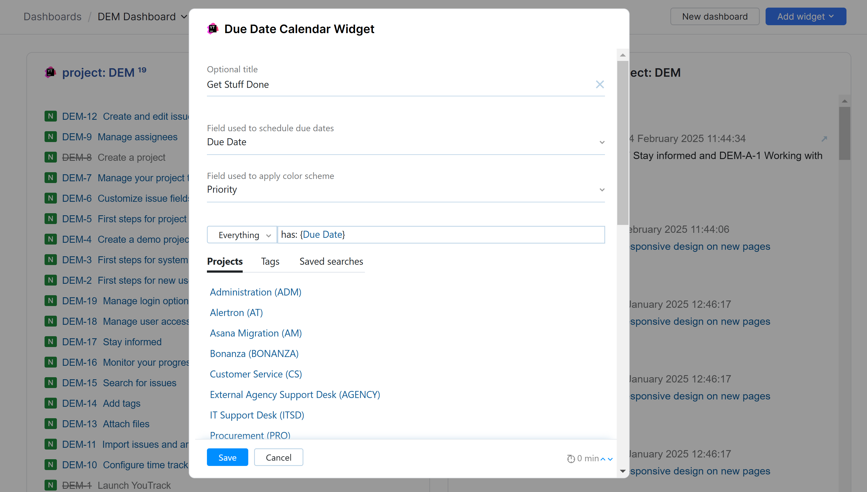 Issue Dashboard Widgets - YouTrack App Plugin | Marketplace