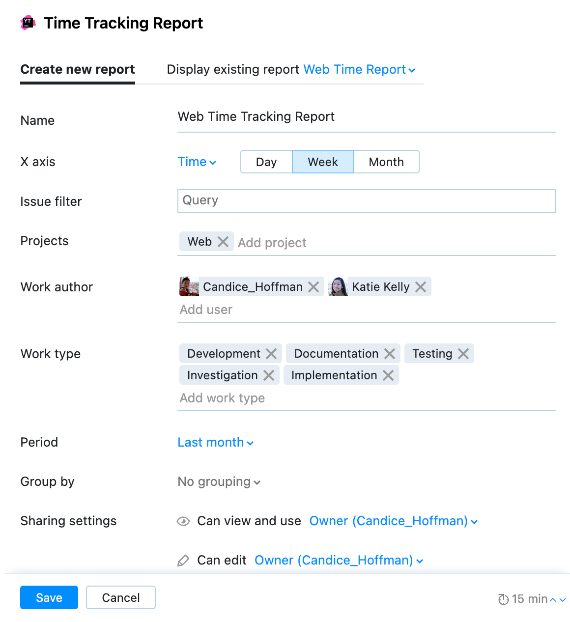 Time Tracking Dashboard Widgets - YouTrack App Plugin | Marketplace