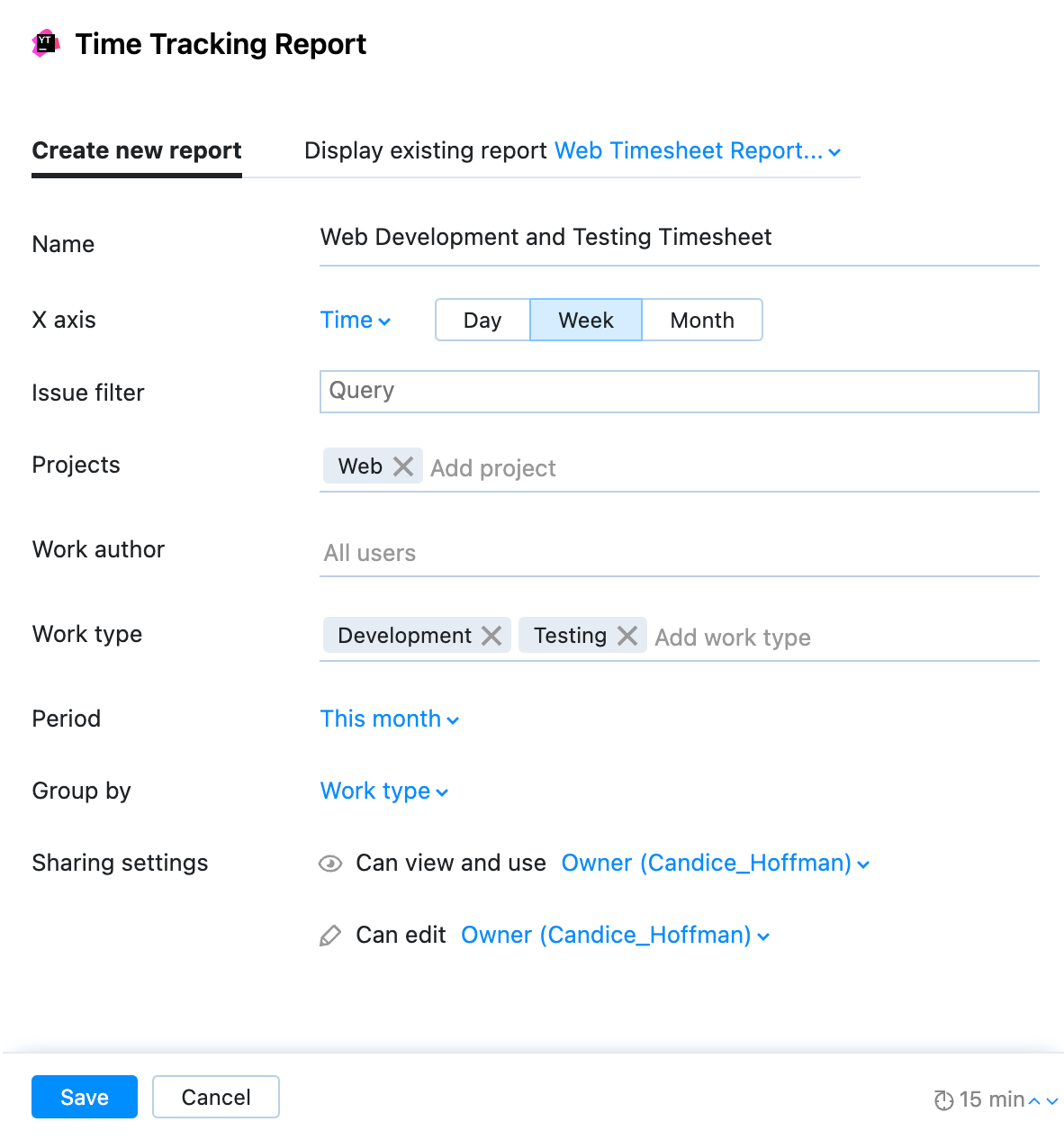 Time Tracking Dashboard Widgets - YouTrack App Plugin | Marketplace