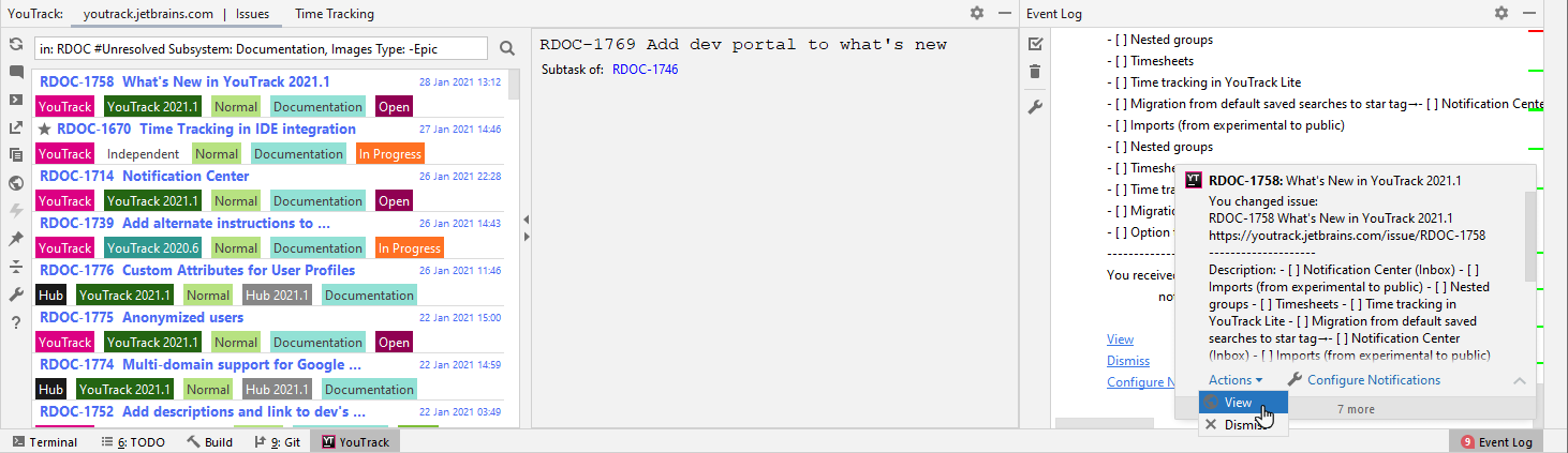 YouTrack Integration - IntelliJ IDEs Plugin | Marketplace