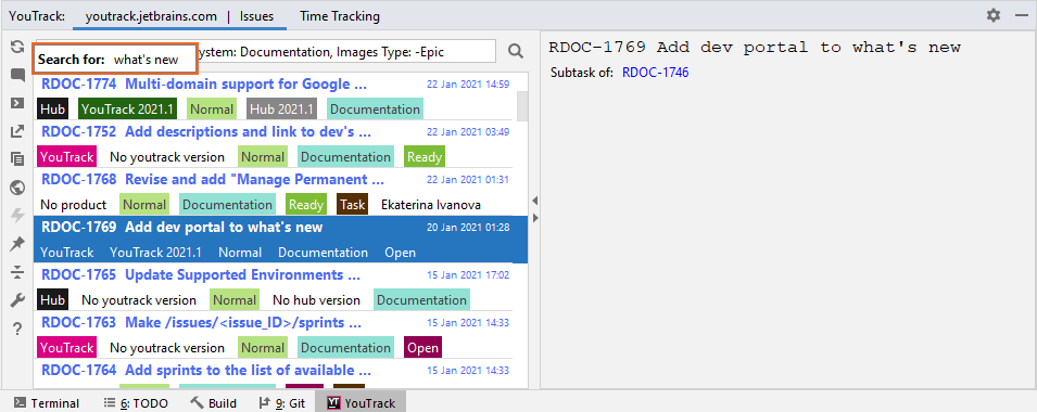 YouTrack Integration - IntelliJ IDEs Plugin | Marketplace