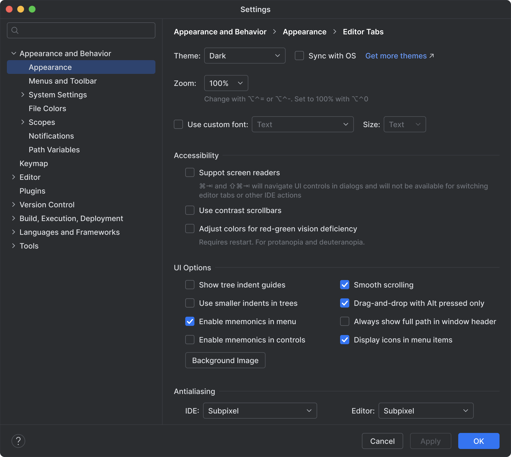 User interface overview | IntelliJ Platform Plugin SDK